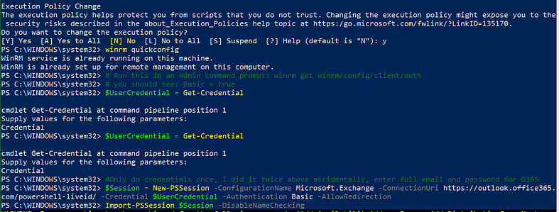 Solve Authentication Errors Of A Mail Account Via Powershell Noprob It